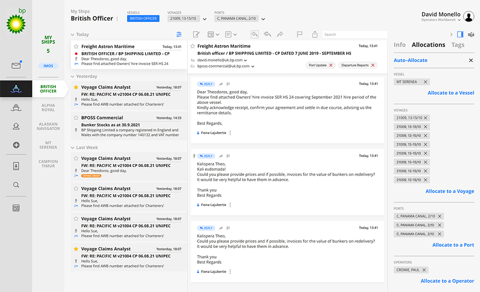 BP Mercury Messaging Portal – Andrej's Obrubko Portfolio